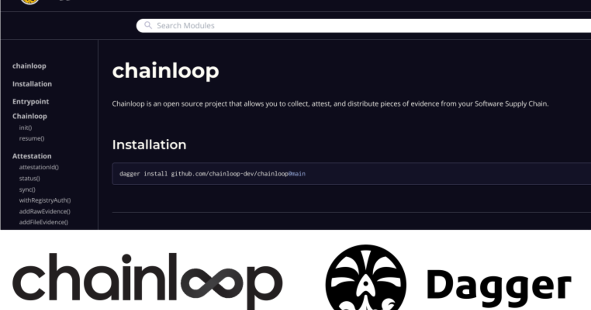 Jumpstart Compliance and Security with Dagger and Chainloop — Chainloop